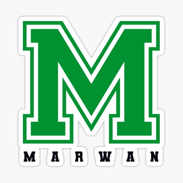 "Marwan" Sticker by Fijiflooow | Redbubble