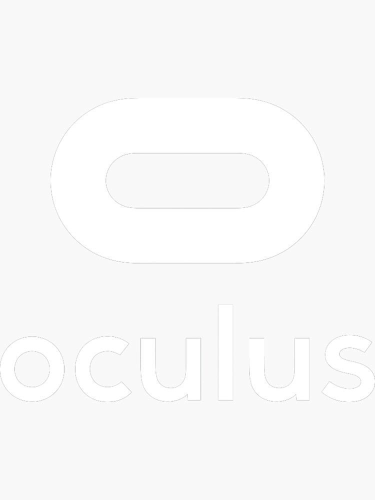 "Oculus Logo" Sticker for Sale by cyberpunksolo | Redbubble