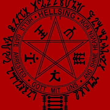 "hellsing crest" Sticker for Sale by haroldd | Redbubble