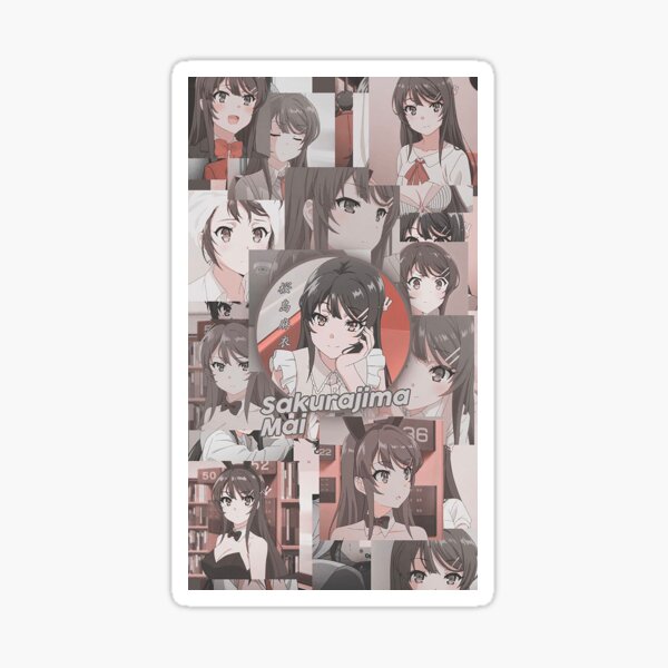 "Sakurajima Mai" Sticker for Sale by Solei5 | Redbubble