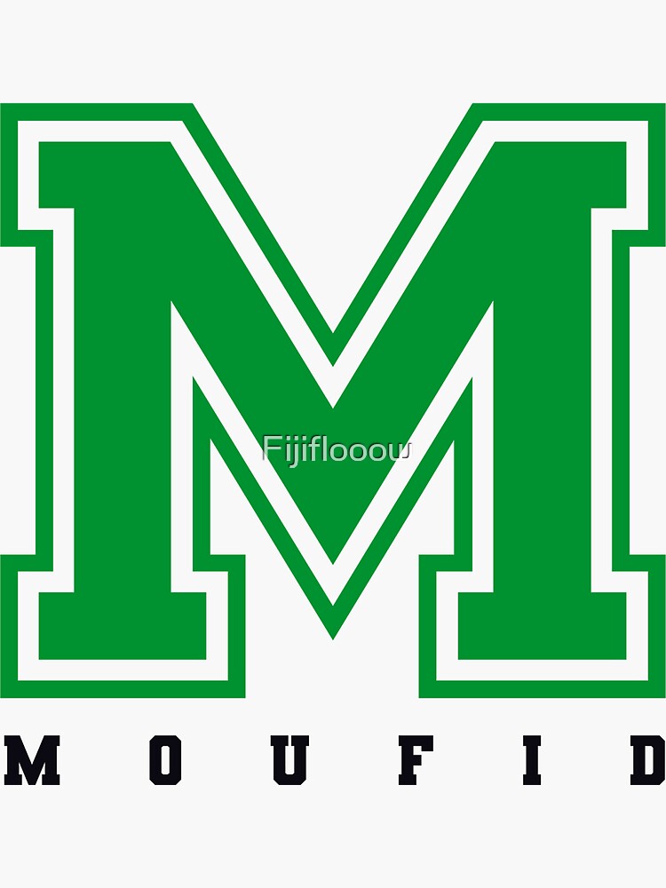 "Moufid" Sticker by Fijiflooow | Redbubble