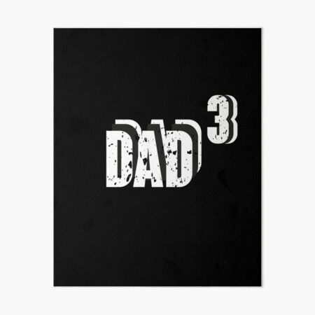 "3rd third time Dad father of 3 kids baby announcement 2022 2023" Art ...
