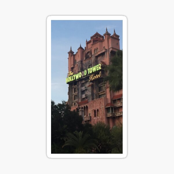 "Hollywood Tower of Terror" Sticker for Sale by Starsara1994 | Redbubble