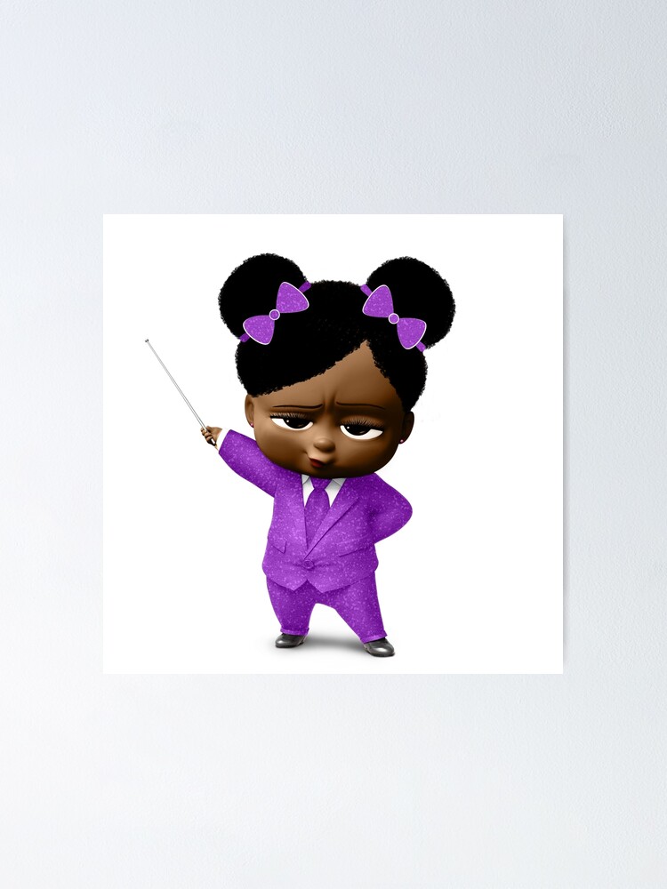 "Boss Baby Birthday Girl Light Skin" Poster for Sale by ninakosh ...