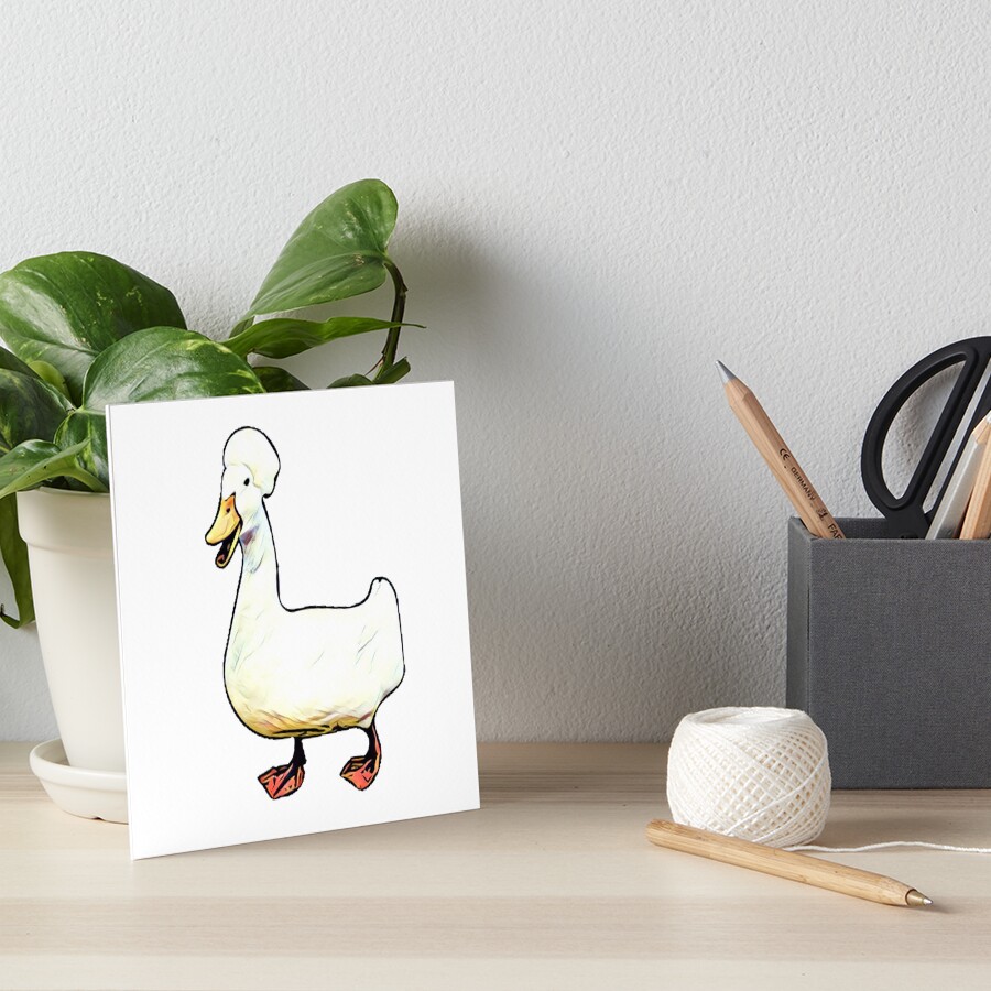 "Afro Duck!" Art Board Print for Sale by KAMTBIC | Redbubble