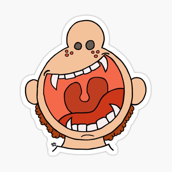 "Hunger!" Sticker for Sale by JatoLino | Redbubble