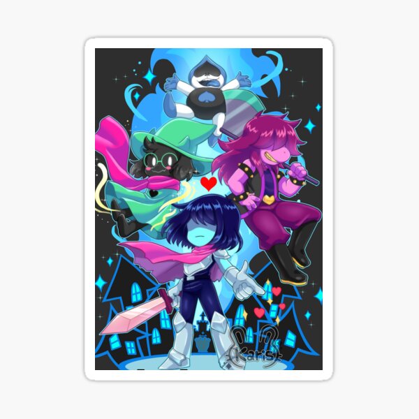 "Deltarune" Sticker for Sale by Roseliya | Redbubble