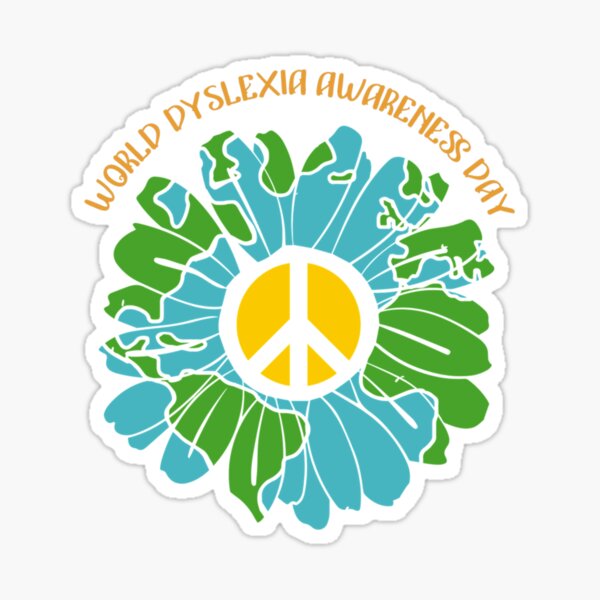 "World Dyslexia Awareness Day Classic " Sticker for Sale by InsponDylan ...