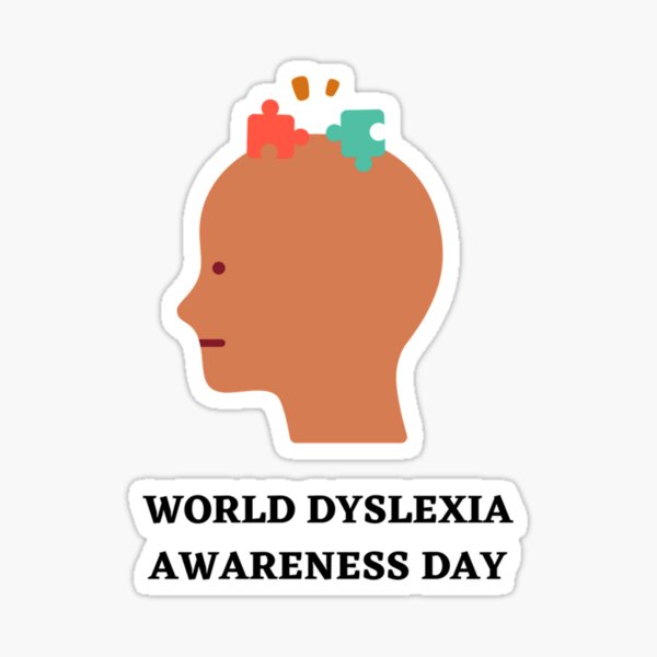 "World Dyslexia Awareness Day Classic " Sticker for Sale by InsponDylan ...
