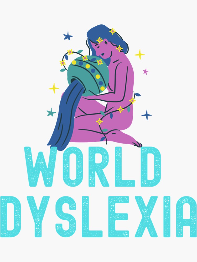 "World Dyslexia Awareness Day Classic " Sticker for Sale by InsponDylan ...