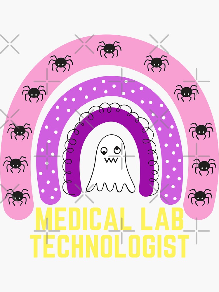"MEDICAL LAB TECHNOLOGIST" Sticker for Sale by Funwordland | Redbubble