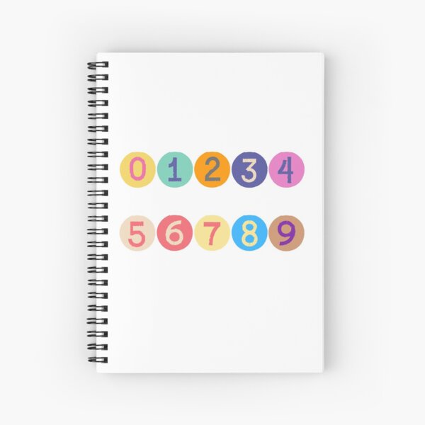 "Numberblocks - Colorful numbers" Spiral Notebook by printfulart ...