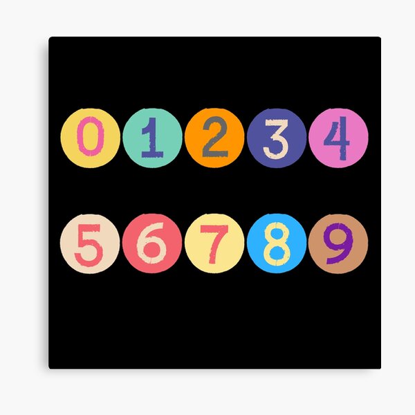 "Numberblocks - Colorful numbers" Canvas Print for Sale by printfulart ...