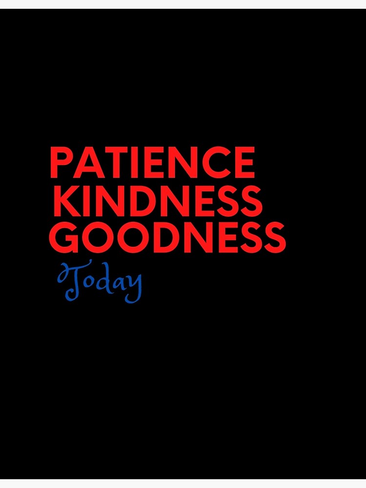 "Patience Kindness Goodness Thank You Gift Fruits of the Spirit" Poster ...