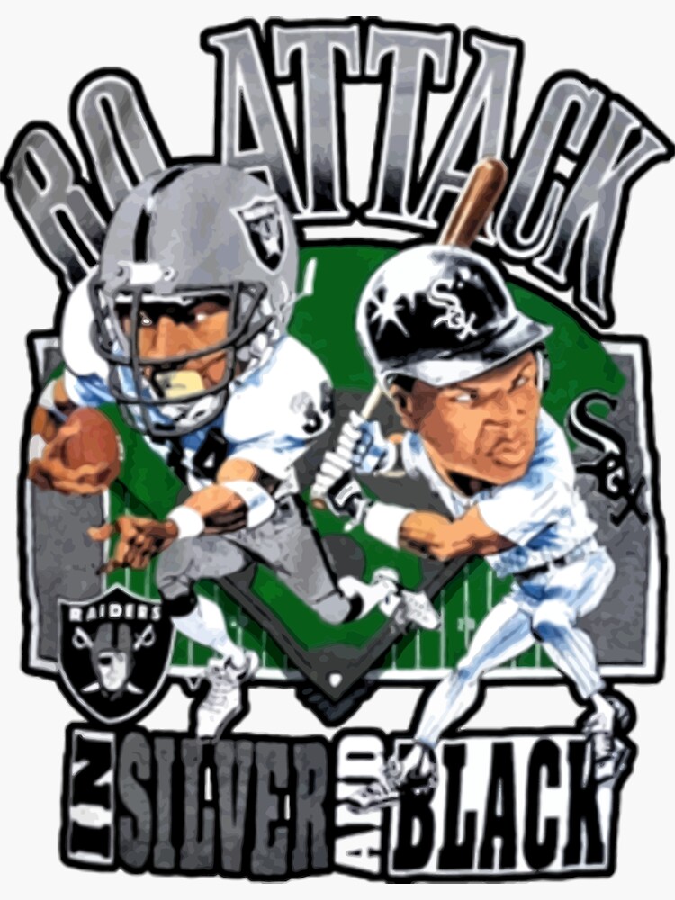 "BO Jackson Caricature Vintage Retro" Sticker for Sale by BenaSimla ...