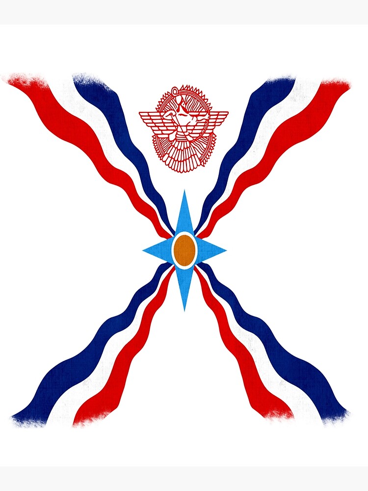 "Assyrian Flag Assyria Empire Ator Logo" Art Print for Sale by Tritroc ...