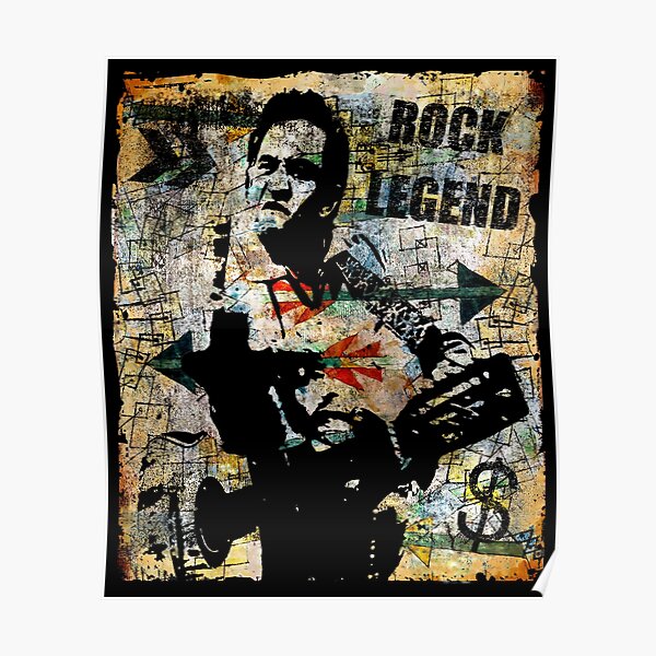 " Rock Guitar Music Legend" Poster for Sale by belugastore | Redbubble