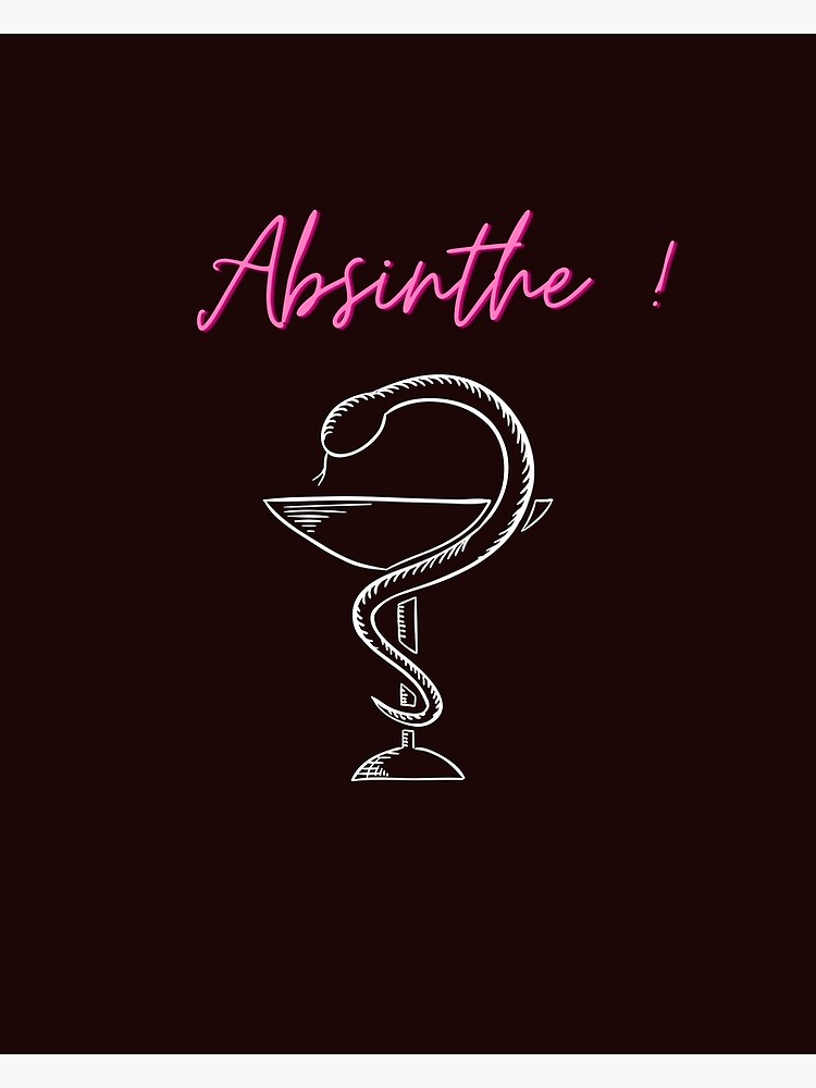 "Absinthe snake " Poster for Sale by Mister-Skull | Redbubble