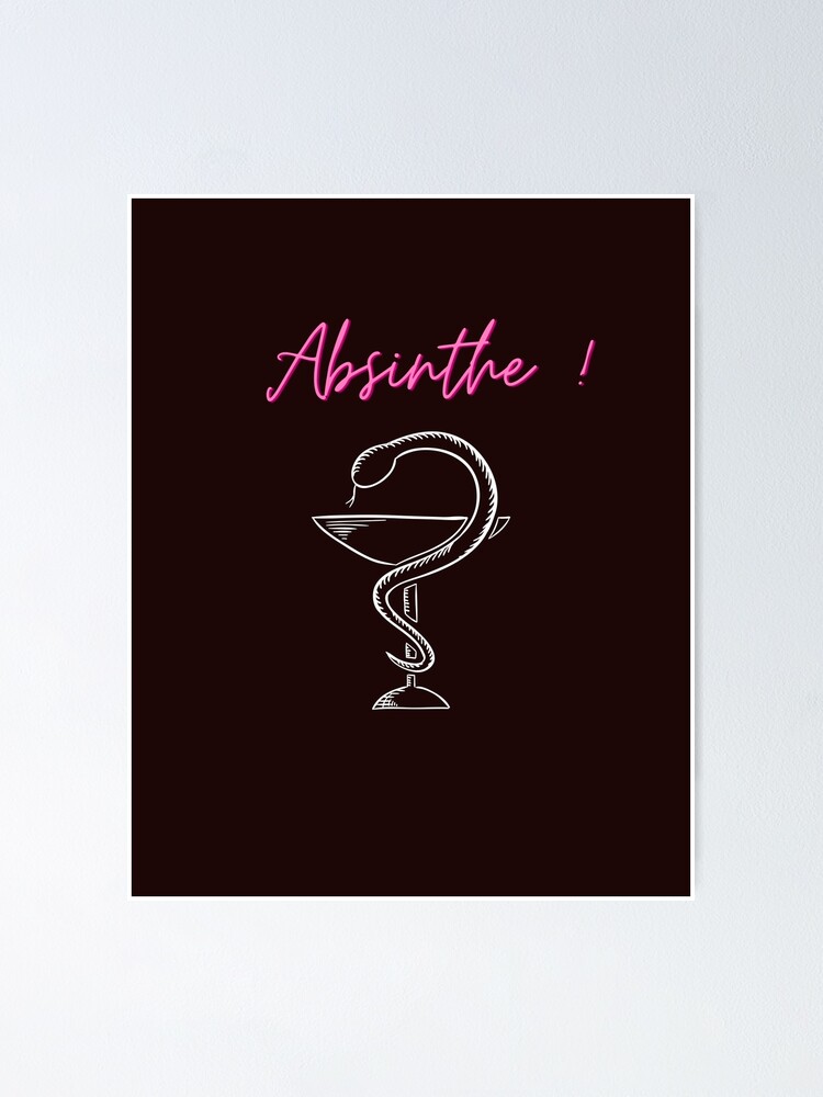 "Absinthe snake " Poster for Sale by Mister-Skull | Redbubble