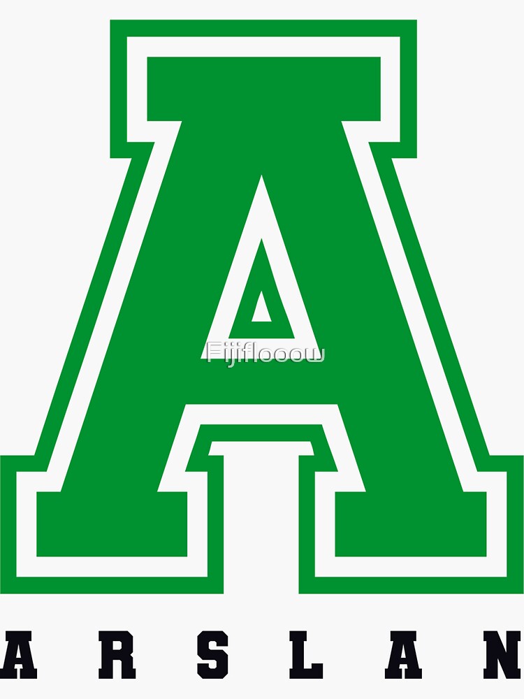 "Arslan" Sticker by Fijiflooow | Redbubble