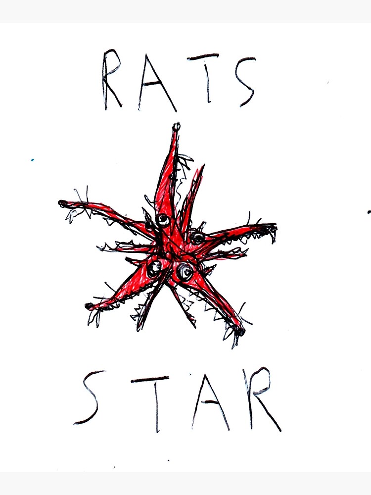 "RATS STAR" Poster for Sale by ScrapPrincess | Redbubble