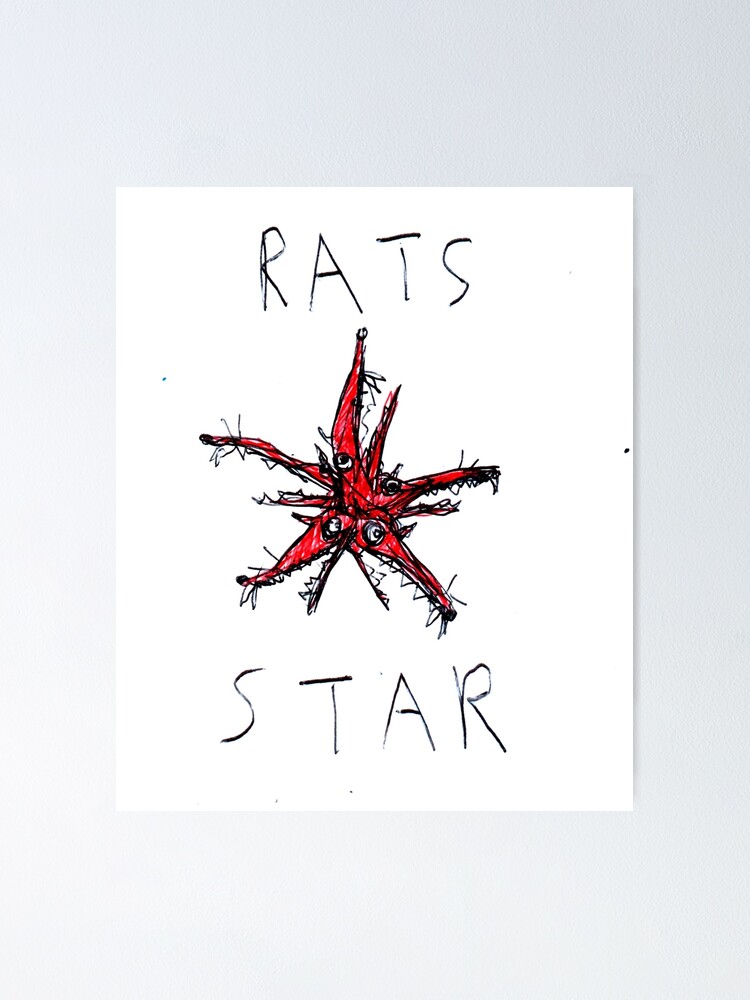 "RATS STAR" Poster for Sale by ScrapPrincess | Redbubble