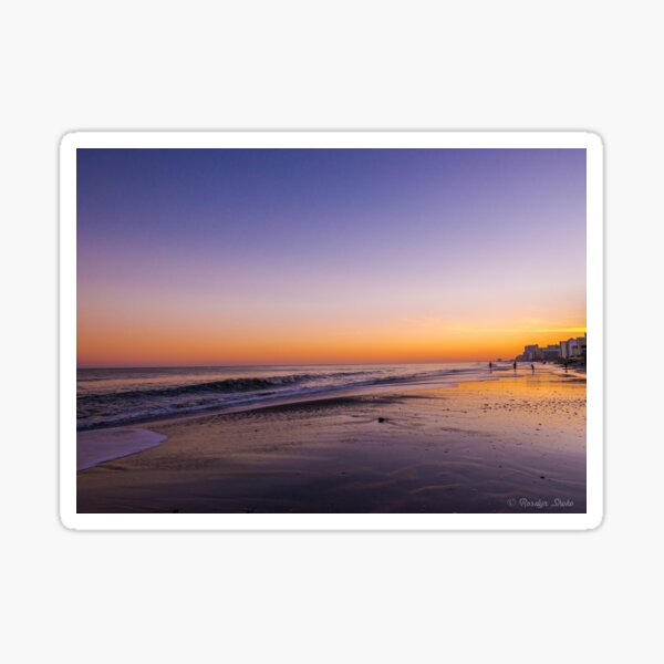 "Sunset at the Beach" Sticker by RShoko | Redbubble