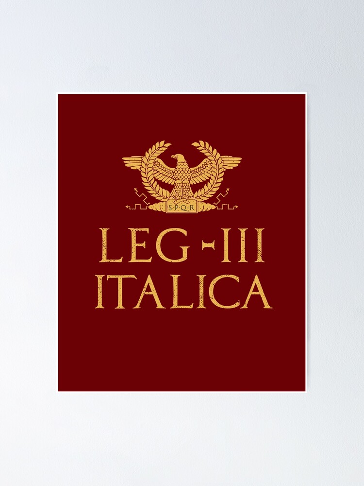 "Legio III Italica Roman Legion" Poster for Sale by zeno27 | Redbubble