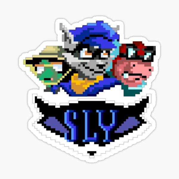 "Sly Cooper" Sticker for Sale by KamilHenri | Redbubble