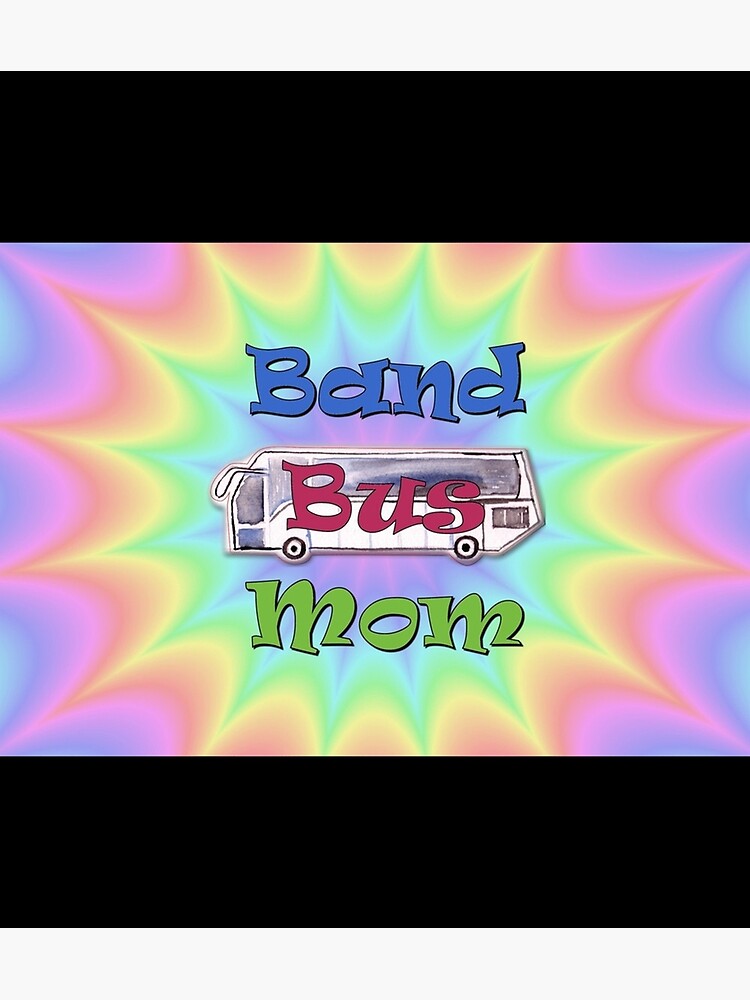 "Marching Band - Band Bus Mom Mask" Poster for Sale by ainglit | Redbubble