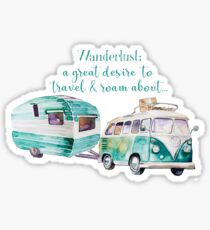 Vintage Caravan Stickers | Redbubble