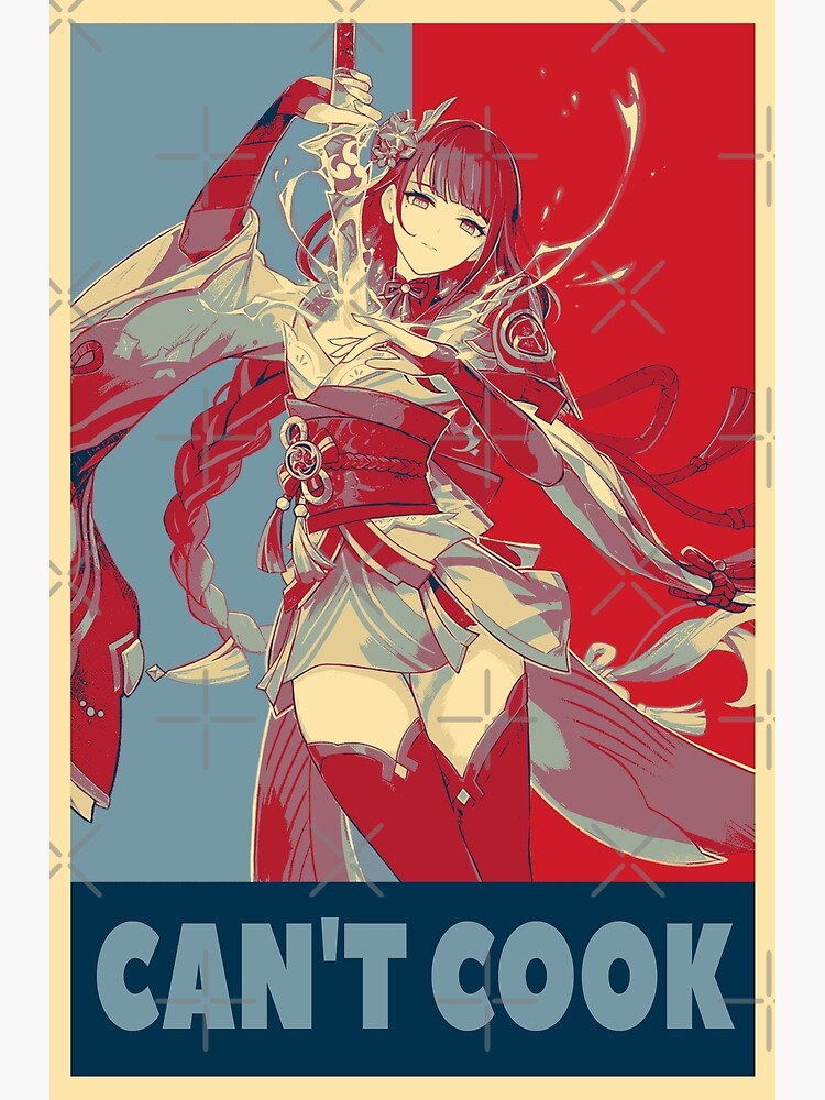 "Raiden Shogun Baal Ei Genshin Impact Can't Cook- Hope Style Colours ...