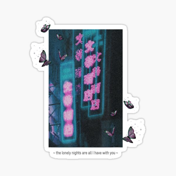 " Grudge Purple Butterfly" Sticker by cysandy | Redbubble
