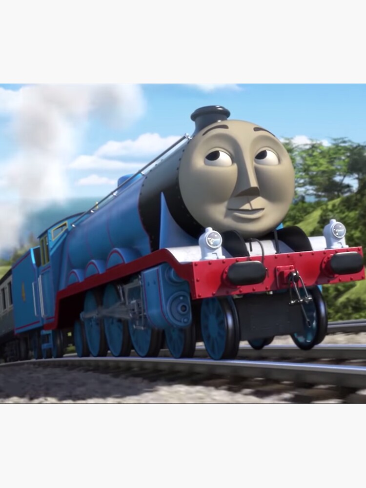 "GORDON FROM THOMAS THE TANK ENGINE " Sticker for Sale by Embroiderich ...