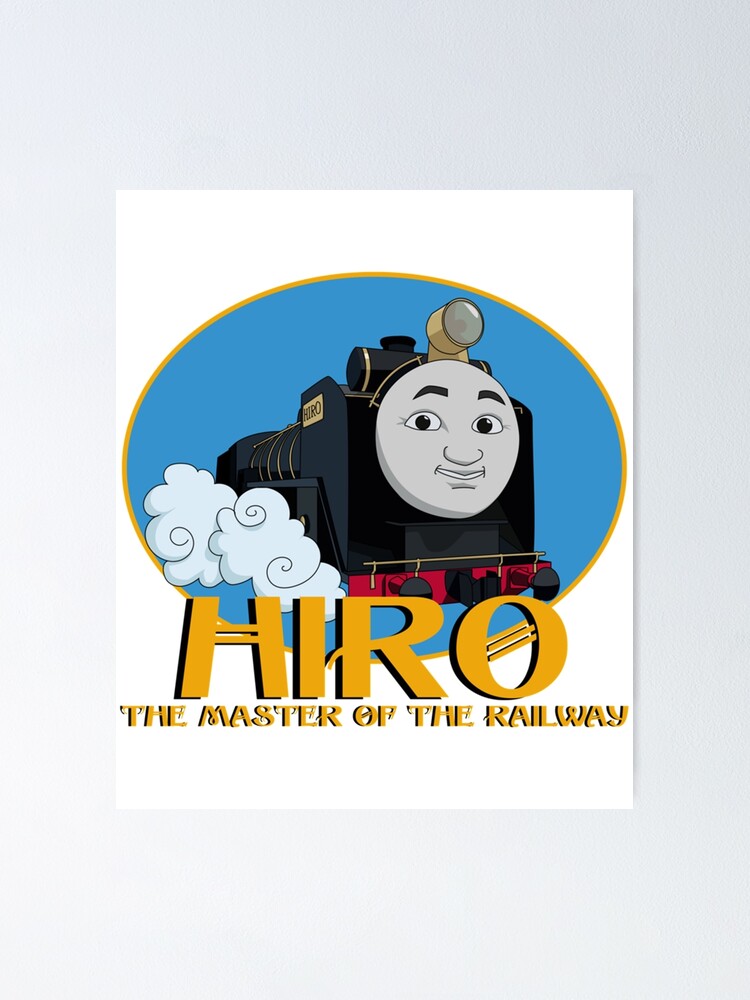 "Hiro - The Master of the Railway " Poster for Sale by Embroiderich ...