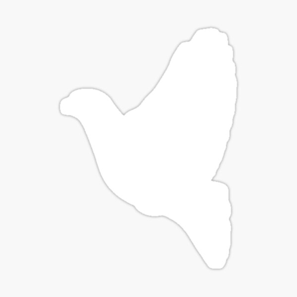 "White symbol Dove of peace " Sticker for Sale by rawasiart | Redbubble