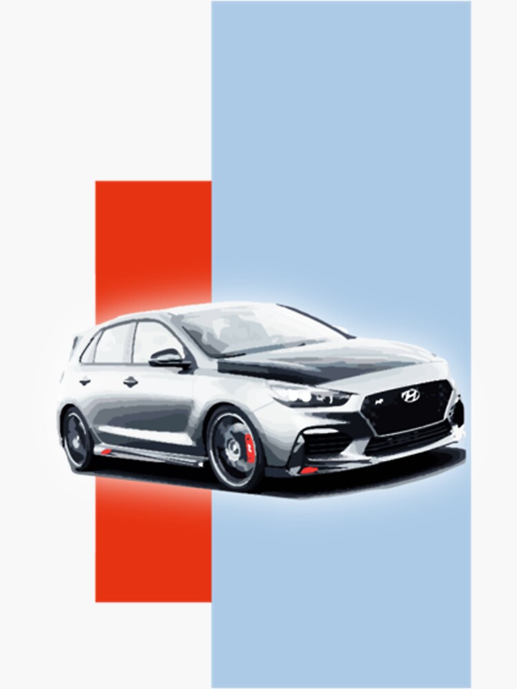 "Hyundai I30N Motorsport Tribute " Sticker for Sale by ufeincs | Redbubble