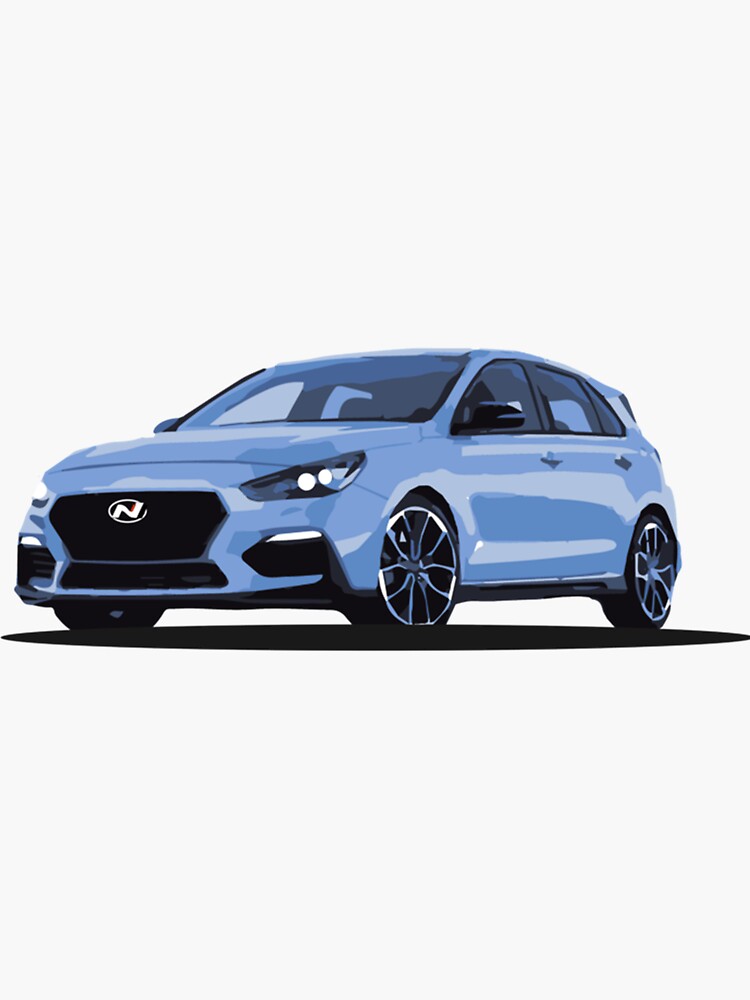 "Hyundai i30 N Performance " Sticker for Sale by ufeincs | Redbubble