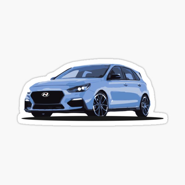 "Hyundai i30 N Performance " Sticker for Sale by ufeincs | Redbubble