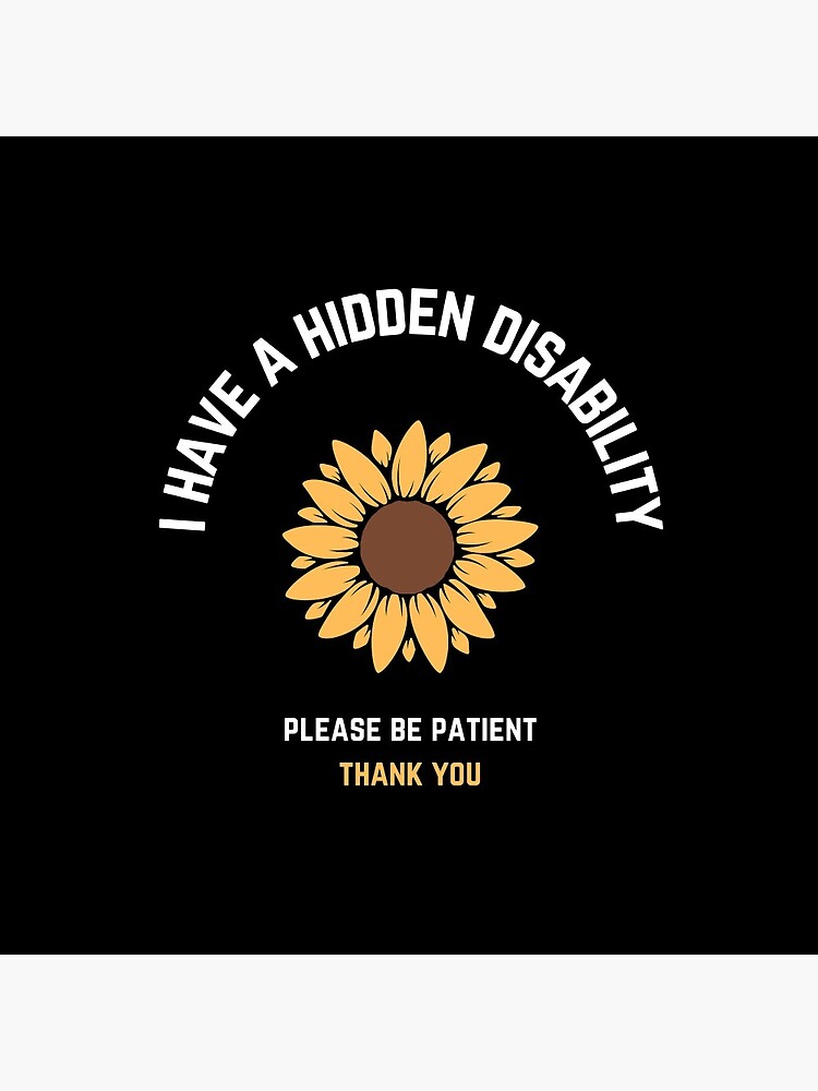 I have a hidden disability Pin sold by Daisy | SKU 222883 | Printerval ...