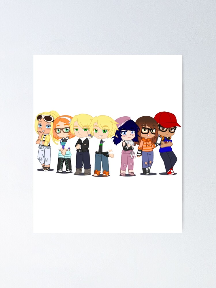 "gacha club " Poster for Sale by CrazyForDolls | Redbubble
