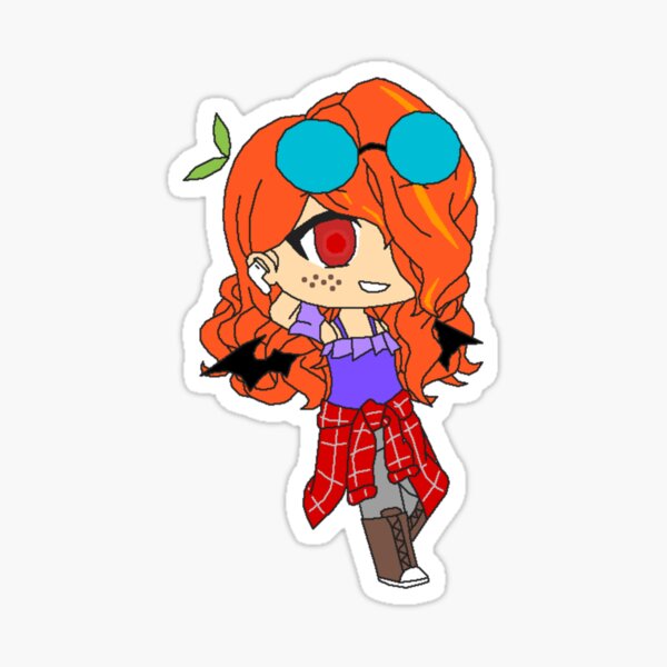 "gacha club " Sticker for Sale by CrazyForDolls | Redbubble
