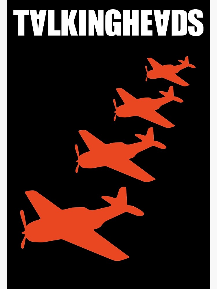 "Talking Heads Planes" Poster for Sale by JoaDa | Redbubble