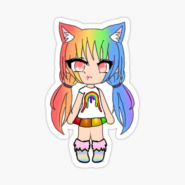 "Gacha Life - Cute Gacha Girl " Sticker for Sale by CrazyForDolls ...