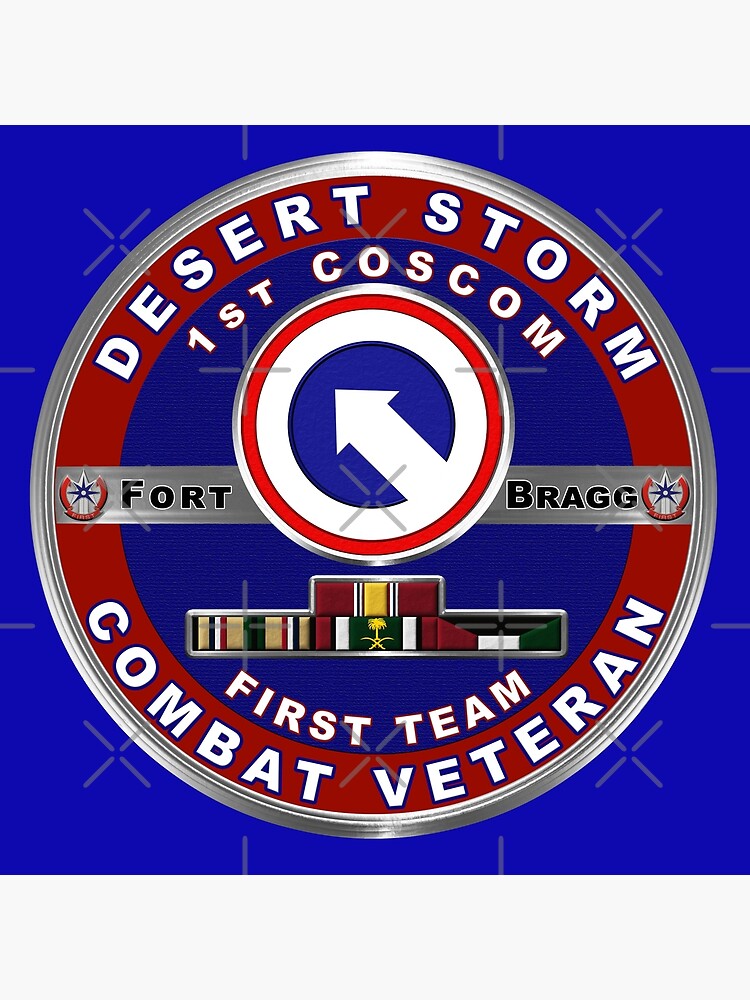 "1st Corps Support Command Desert Storm COSCOM Veteran" Poster for Sale ...