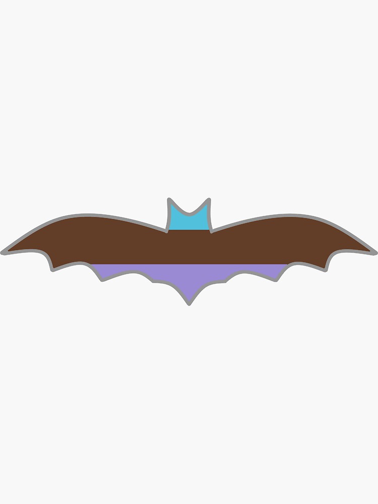 "Androsexual/Androromantic Pride Flag: Halloween Bat" Sticker for Sale ...