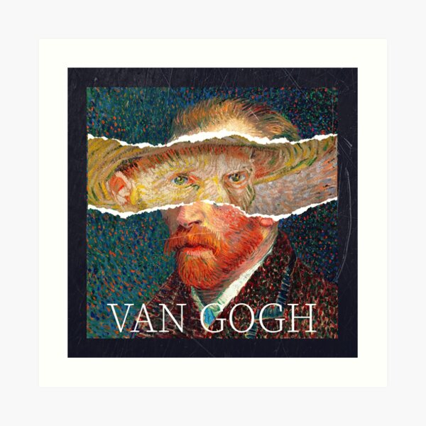 "Van Gogh Self-Portrait Album Art Print Cover" Art Print for Sale by ...
