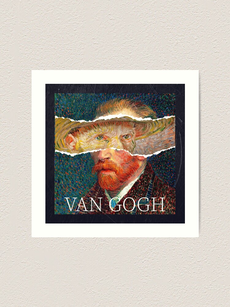 "Van Gogh Self-Portrait Album Art Print Cover" Art Print for Sale by ...