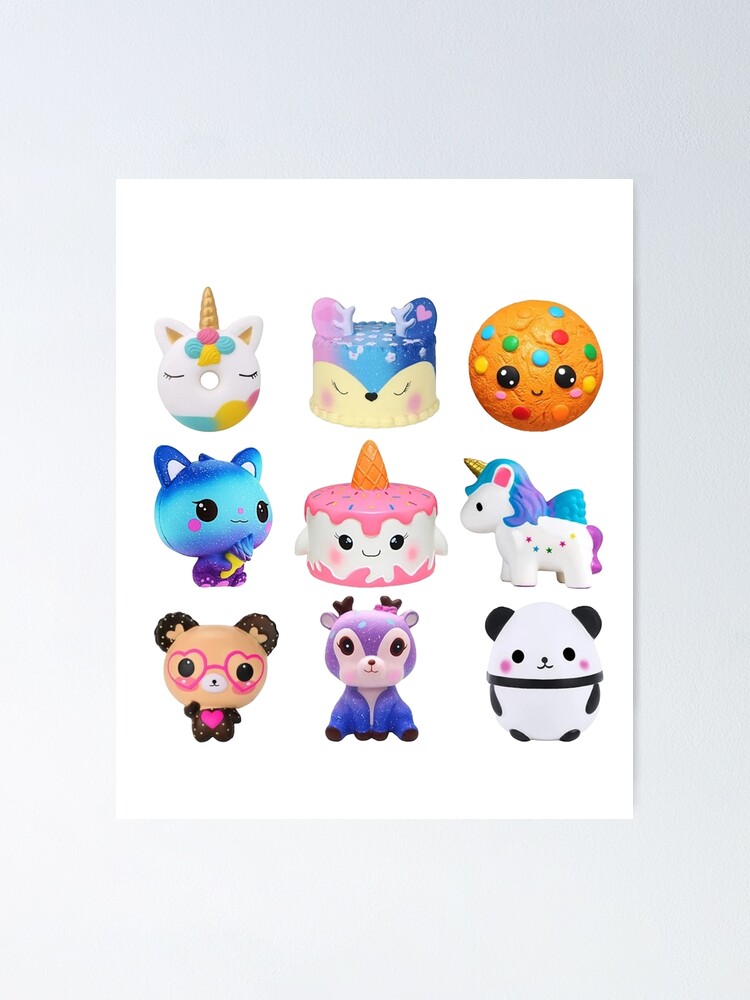 "Squishy Anti Stress Soft Fluffy Toy" Poster for Sale by ValdemirSouza ...