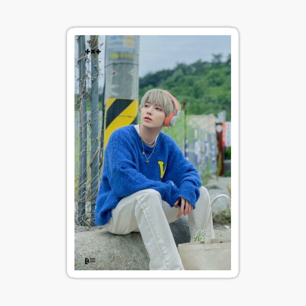 "TXT Taehyun " Sticker for Sale by HaloHaloShine | Redbubble